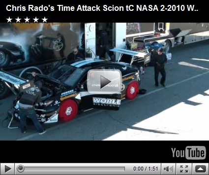 Chris Rado's Time Attack Scion tC NASA 2-2010 Willow Springs - Nissan ...